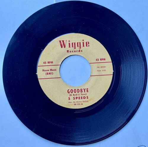popsike.com - 5 Speeds 1959 DOO WOP 45 Goodbye / Tell Me WIGGIE ...