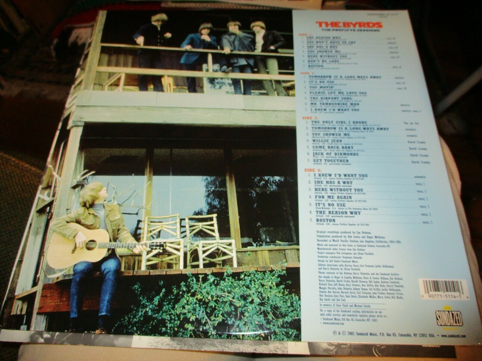 popsike.com - 2001 THE BYRDS Preflyte Sessions US 2 LP Sundazed 5114 ...