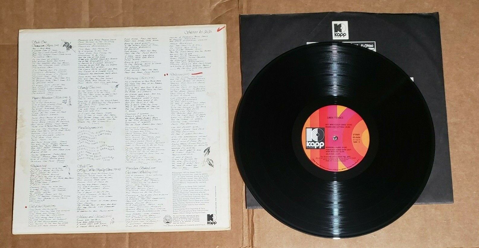 popsike.com - RARE Linda Perhacs "Parallelograms" 1970 Vinyl Record ...