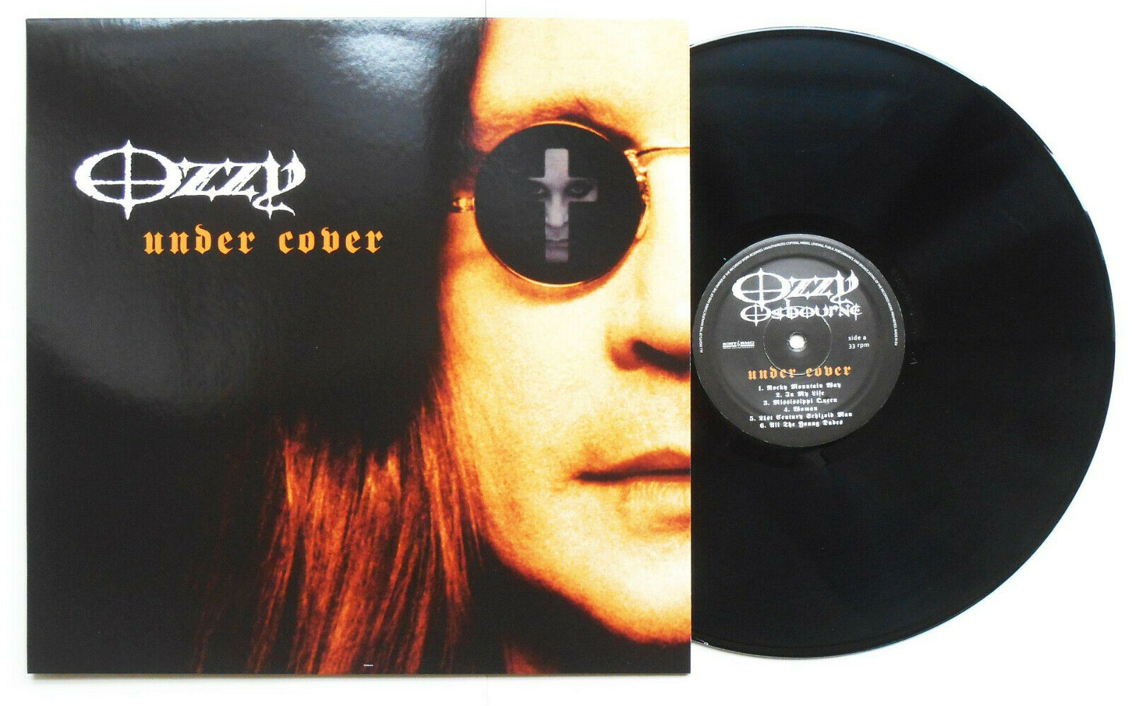 popsike.com - Ozzy Osbourne - Under Cover LP + POSTER Black Sabbath Hard Rock Heavy Metal ...