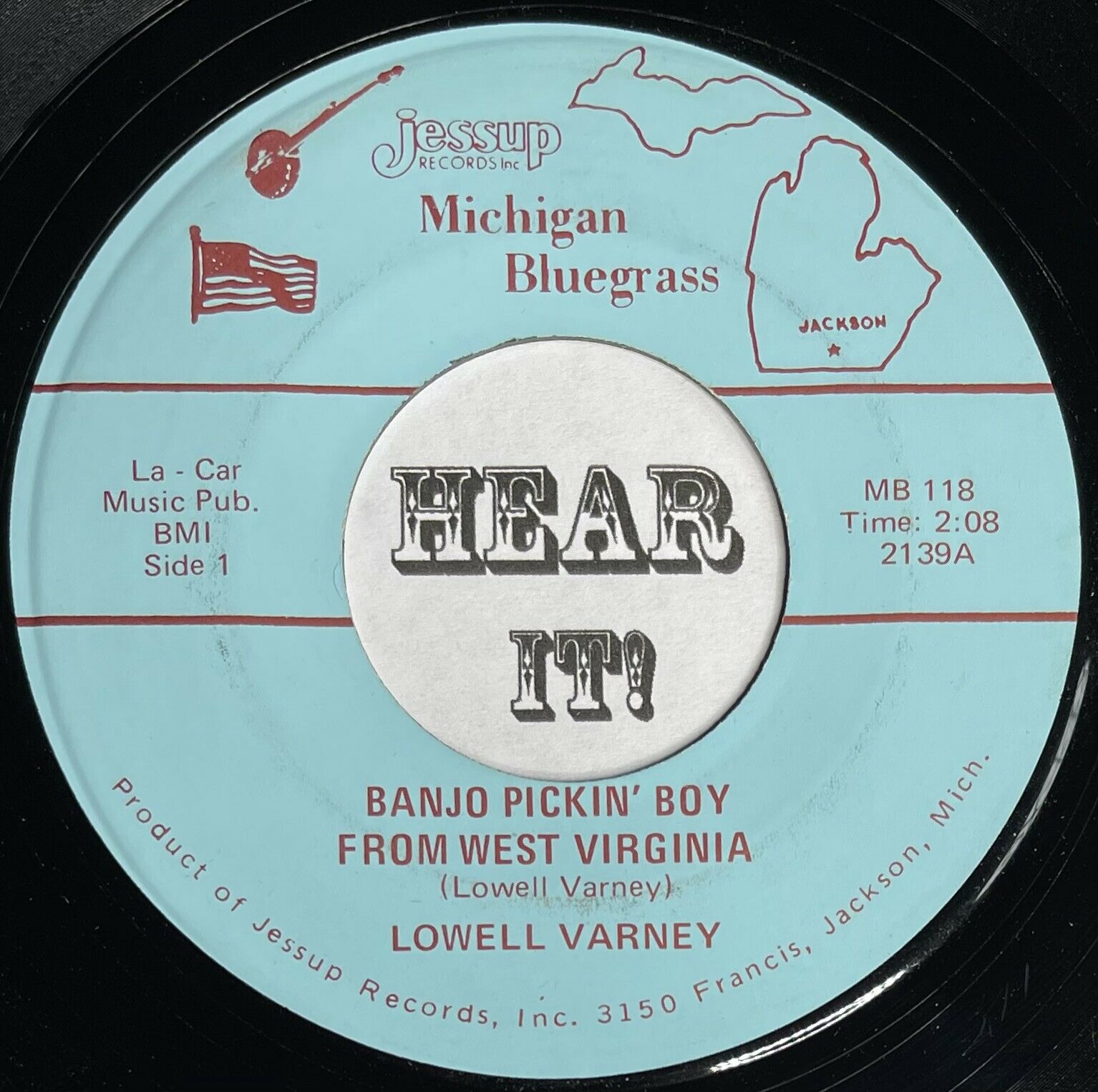 popsike.com - Superb Bluegrass 45 LOWELL VARNEY Banjo Pickin Boy From ...