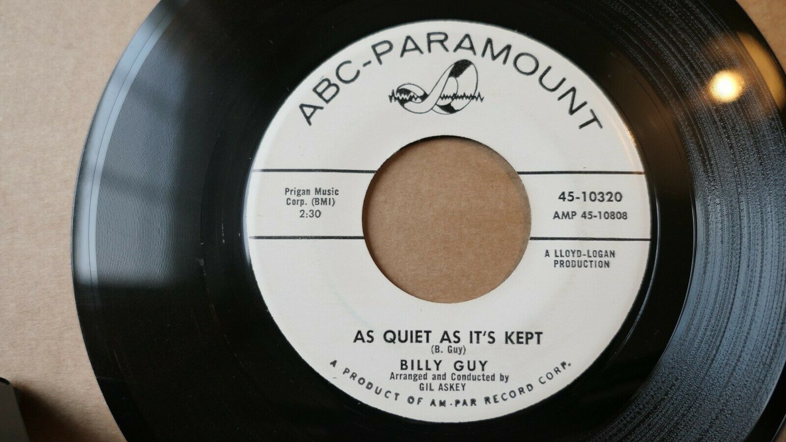 popsike.com - Billy Guy 'Here I Am' RARE 1962 ABC Paramount Mod R&B ...