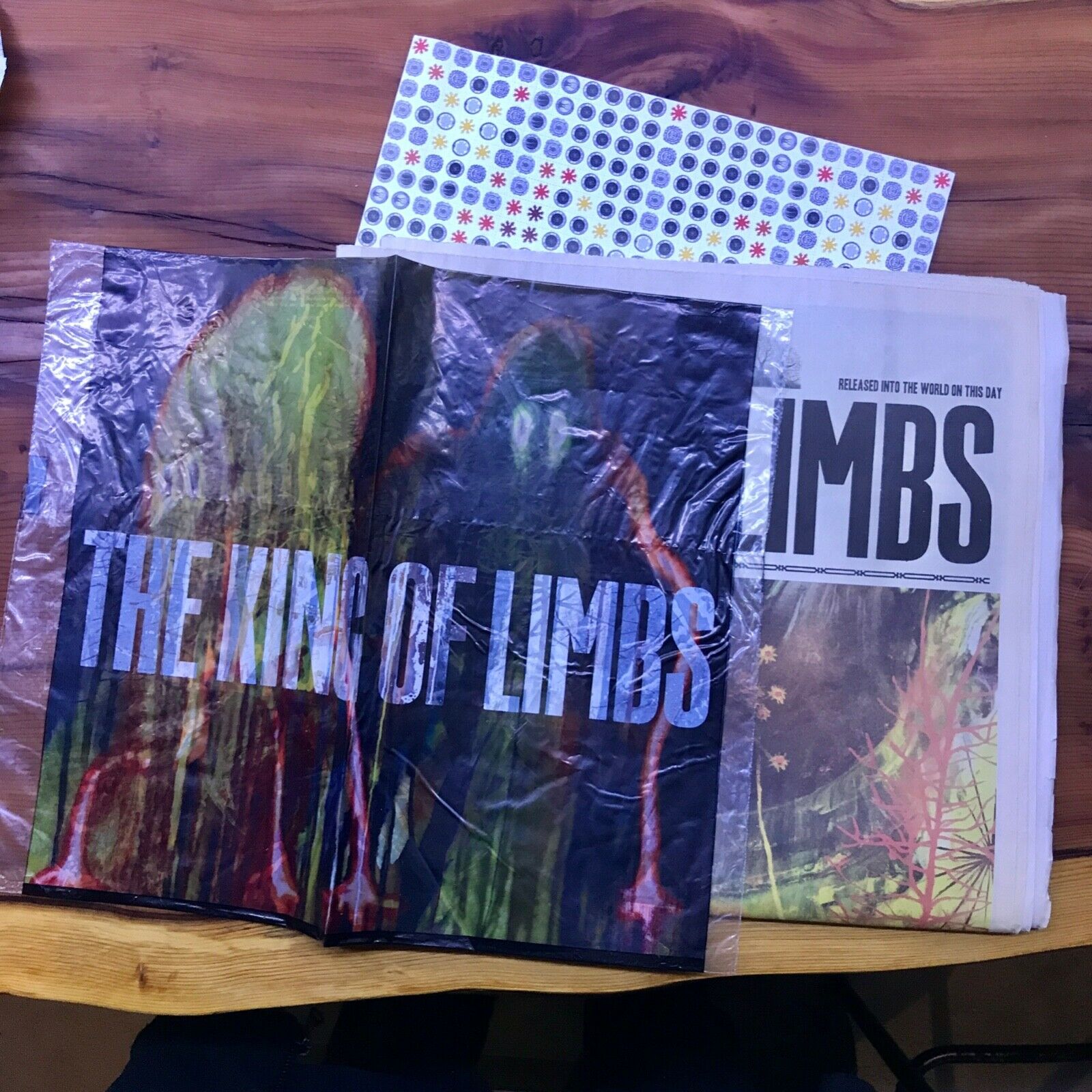 popsike.com - Radiohead - The King of Limbs Newspaper 2x Clear Vinyl 10 ...