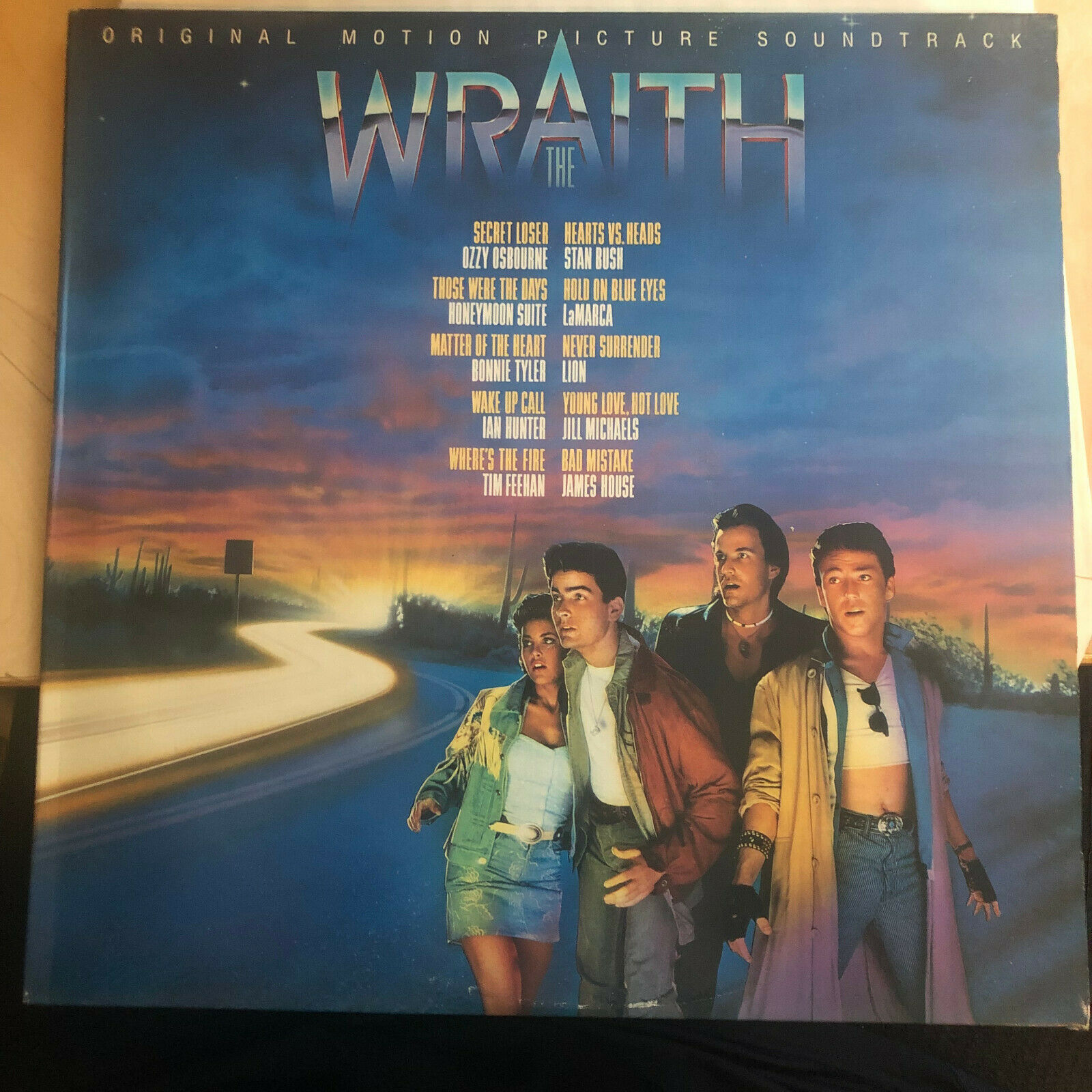 popsike.com - THE WRAITH ORIGINAL SOUNDTRACK LP OZZY OSBOURNE TYLER ...