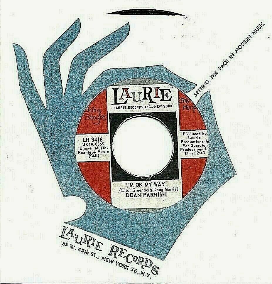 popsike.com - DEAN PARRISH 7" I'M ON MY WAY US.LAURIE WIGAN NORTHERN ...