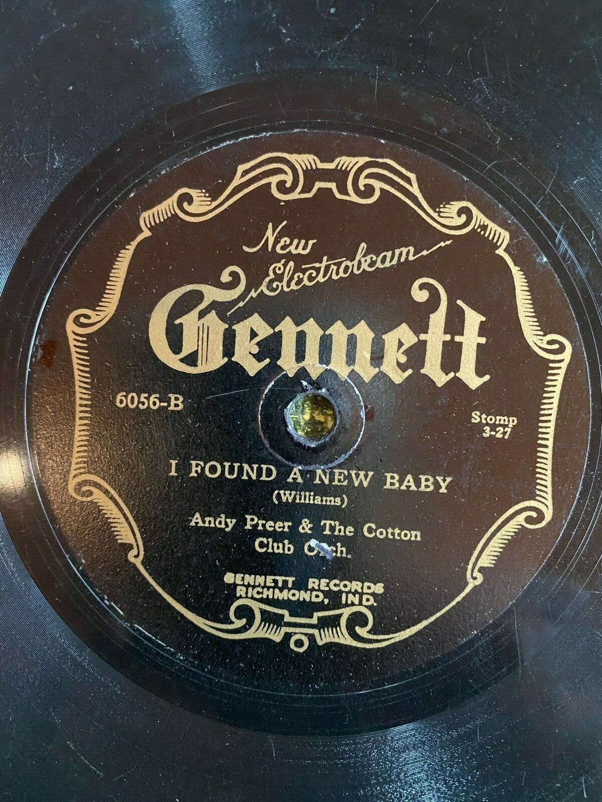 popsike.com - Gennett 6056 Andy Preer Cotton Club Or FOUND A NEW BABY ...