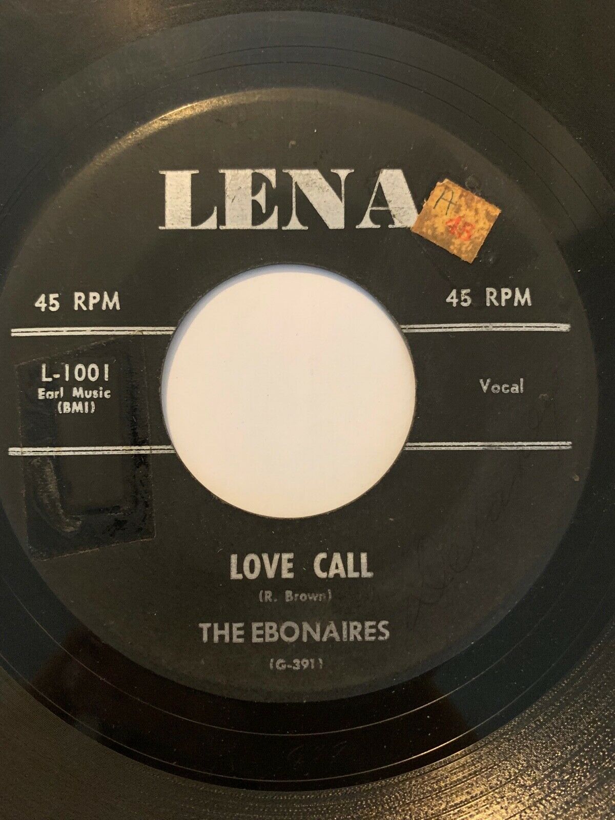 popsike.com - Doo-Wop 45/ Ebonaires "Love Call" Lena Hear - auction details