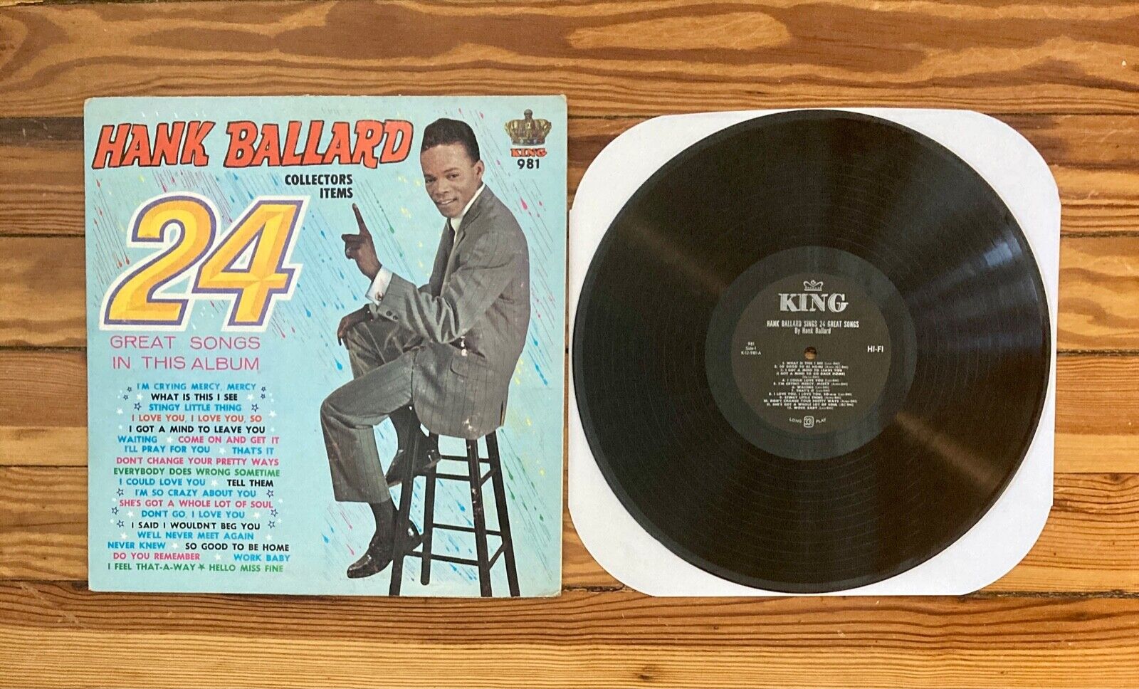 popsike.com - The Midnighters: Hank Ballard Sings 24 Great Songs LP ...