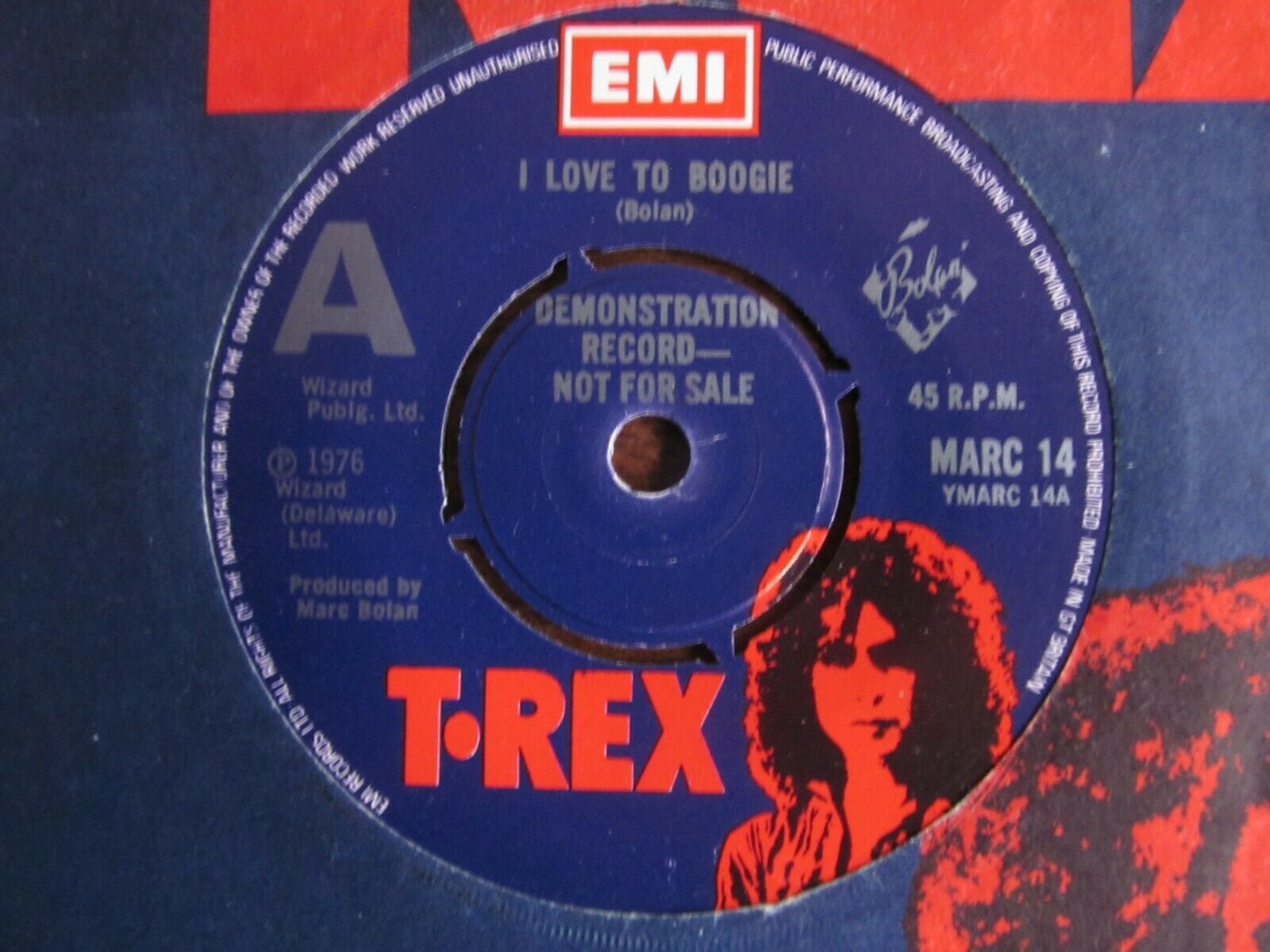 popsike.com - T.REX - I LOVE TO BOOGIE BABY BOOMERANG 1976 MARC 14 DEMO ...