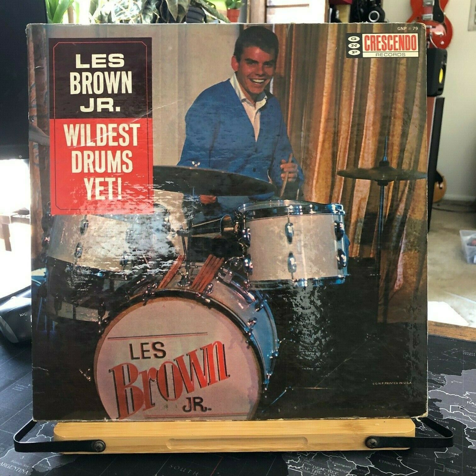 popsike.com - Les Brown Jr Wildest Drums Yet Vinyl GNP/Crescendo ...