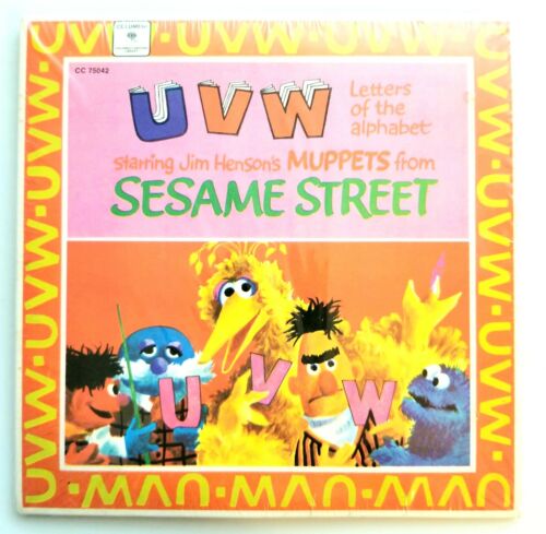 popsike.com - Sesame Street "U V W" 45 RPM Record. Original Seal 1971 ...