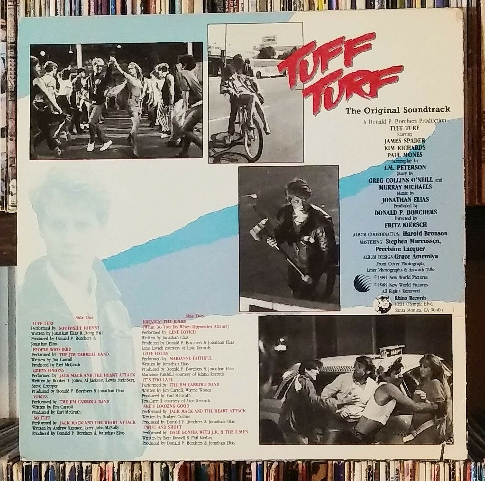 popsike.com - TUFF TURF Original Soundtrack NM- Jim Carroll LENE LOVICH ...