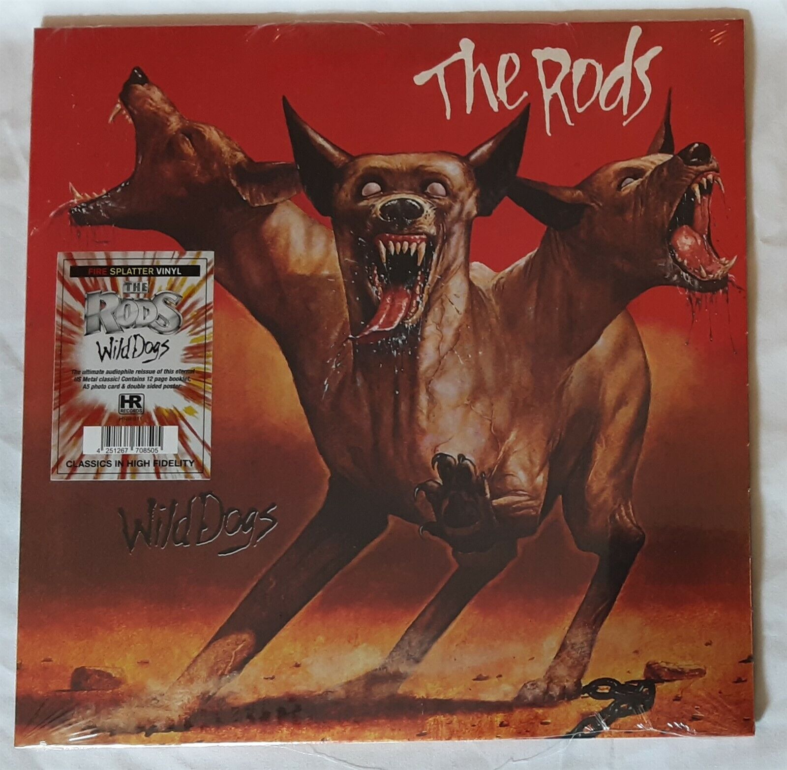 popsike.com - The Rods Wild Dogs Fire Splatter Vinyl LP Record new 2021 ...