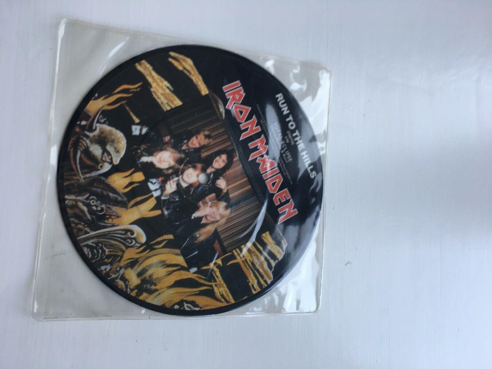 popsike.com - Iron Maiden picture discs 2 x 7in singles. Run to the ...