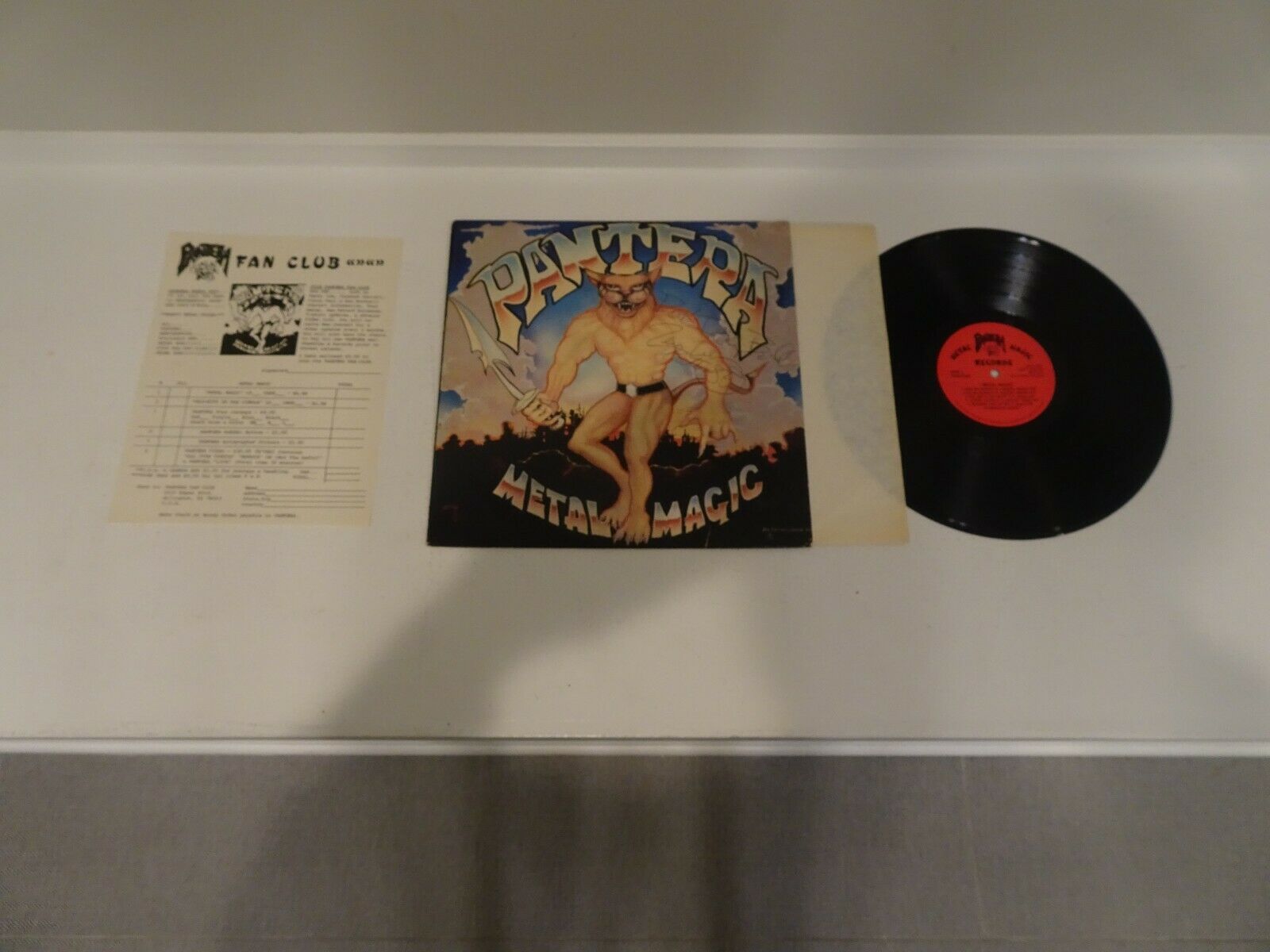 popsike.com - PANTERA METAL MAGIC LP INSANELY RARE 1983 DEBUT SIGNED BY ...