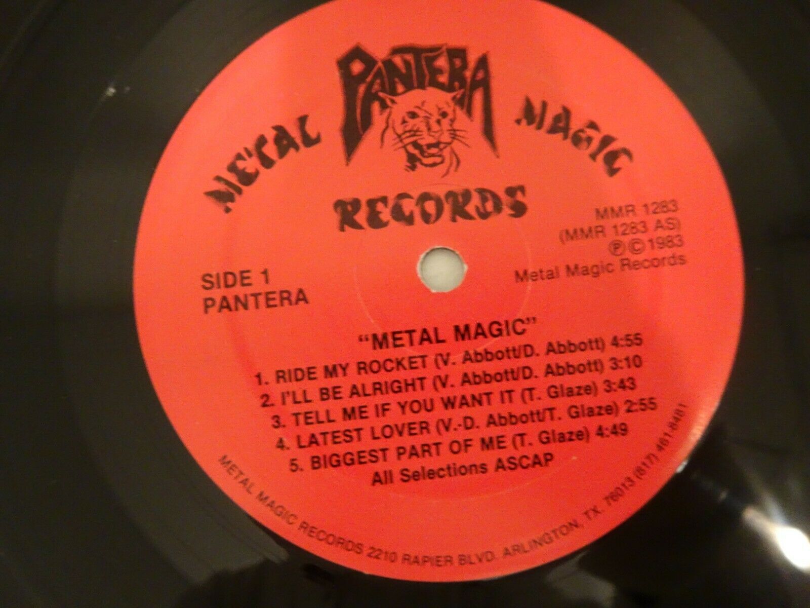 popsike.com - PANTERA METAL MAGIC LP INSANELY RARE 1983 DEBUT SIGNED BY ...