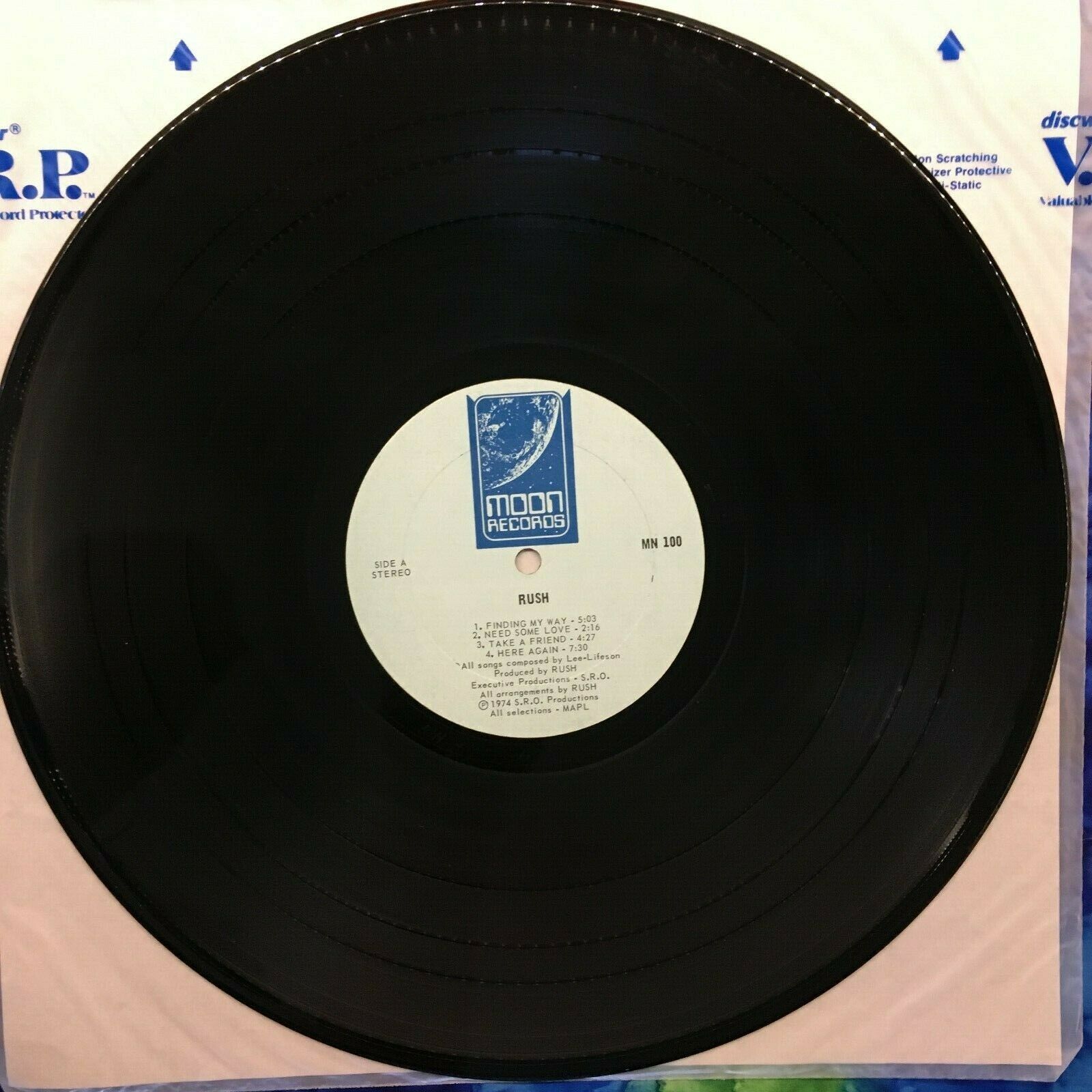popsike.com - Rush ‎– Rush : 1974 Moon Records MN-100 Original 1st ...