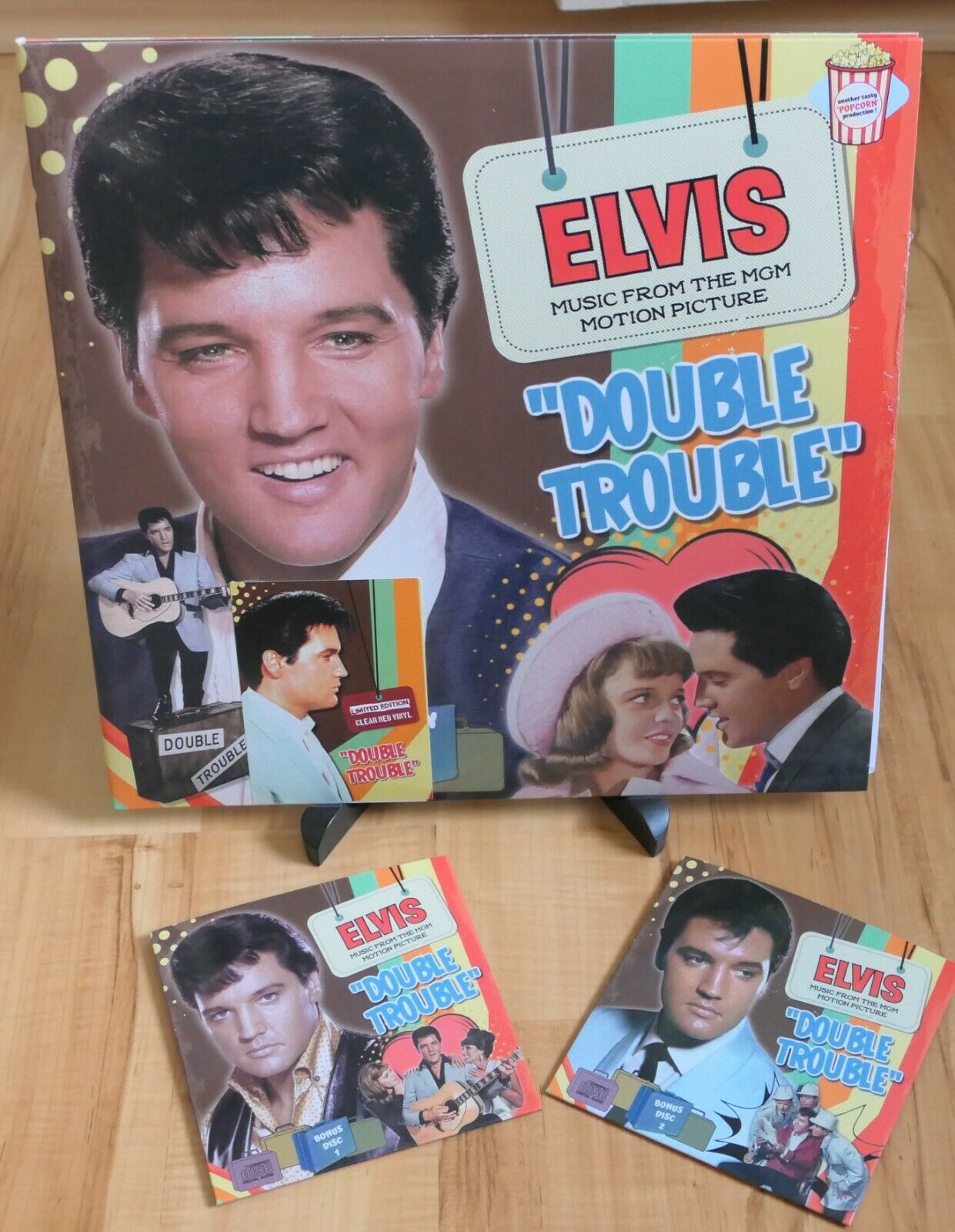 popsike.com - Elvis Presley - Double Trouble " Popcorn Label " DLP incl ...