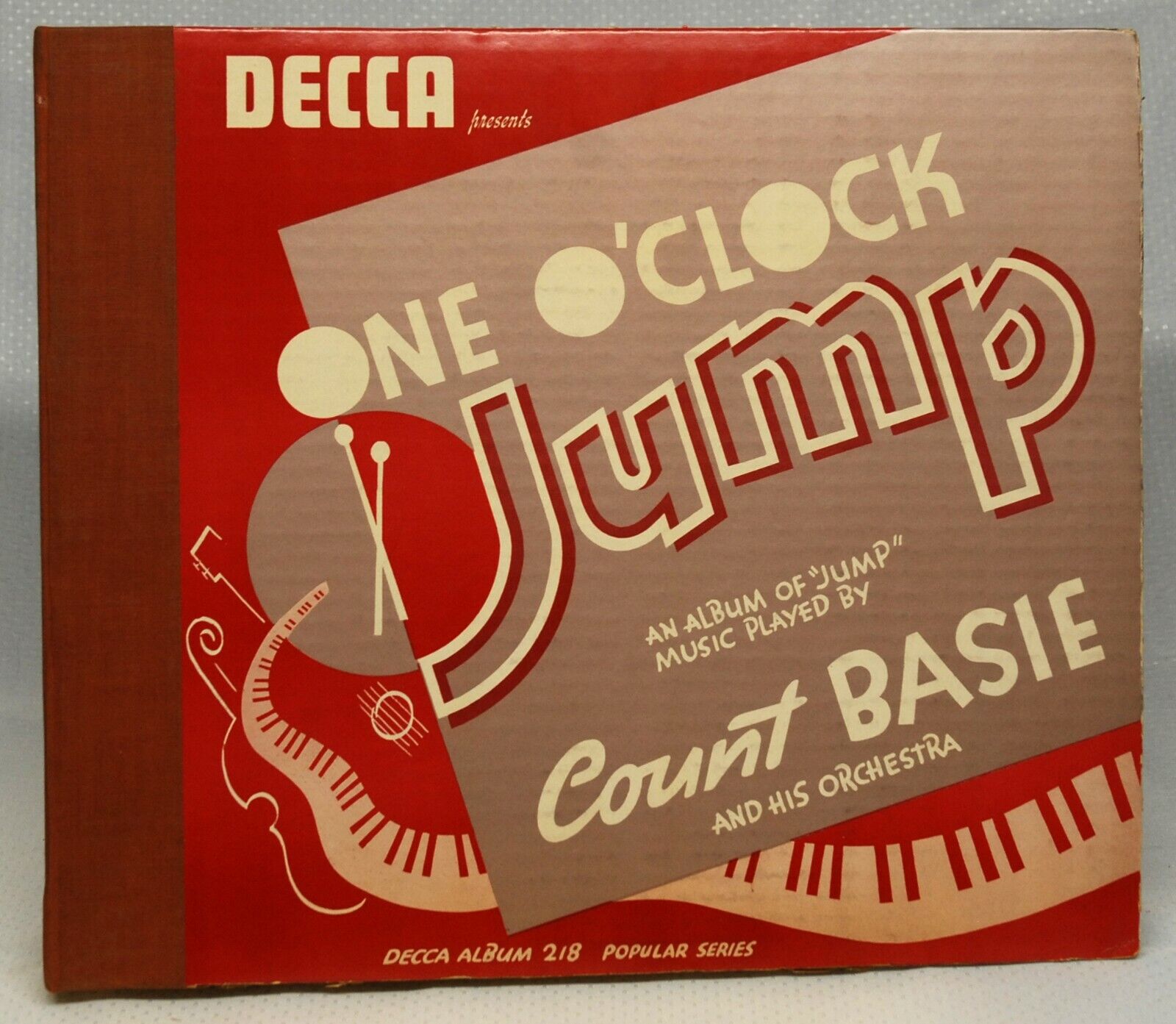popsike.com - VINTAGE Shellac LPs Count Basie One O'Clock Jump 6 LP Set Decca Records ED147 ...