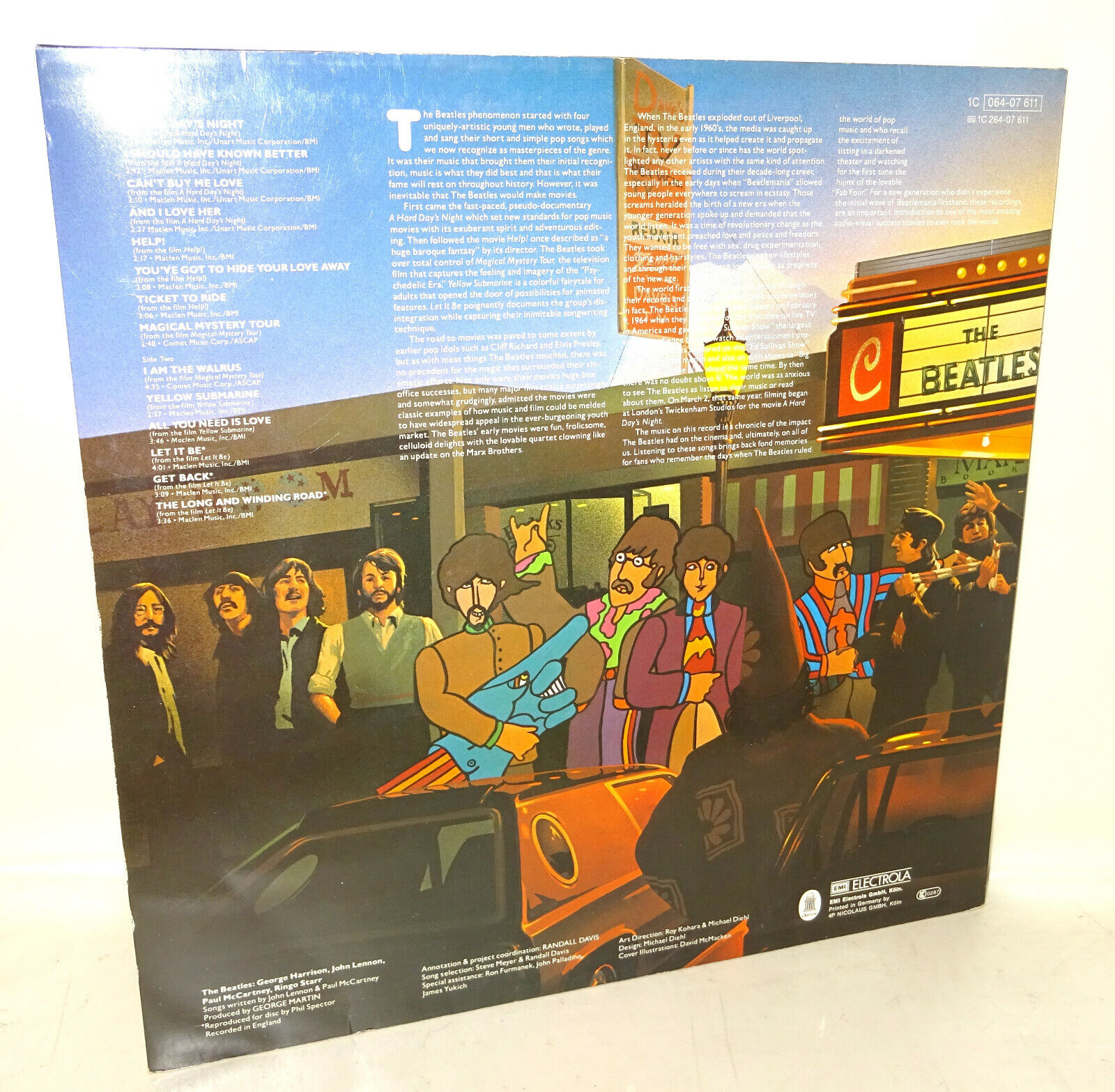 popsike.com - The Beatles LP The Beatles Reel Music / Odeon + Souvenir ...