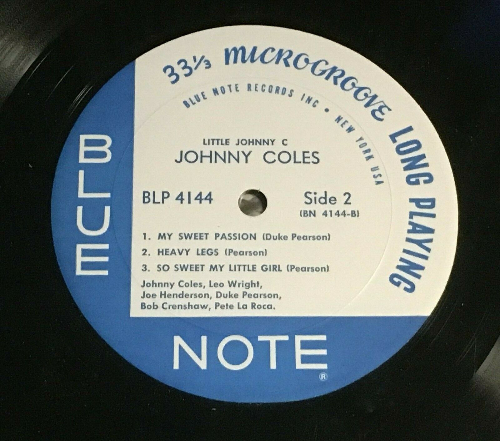 popsike.com - JOHNNY COLES Little Johnny C BLUE NOTE BLP-4144 Mono JAZZ ...