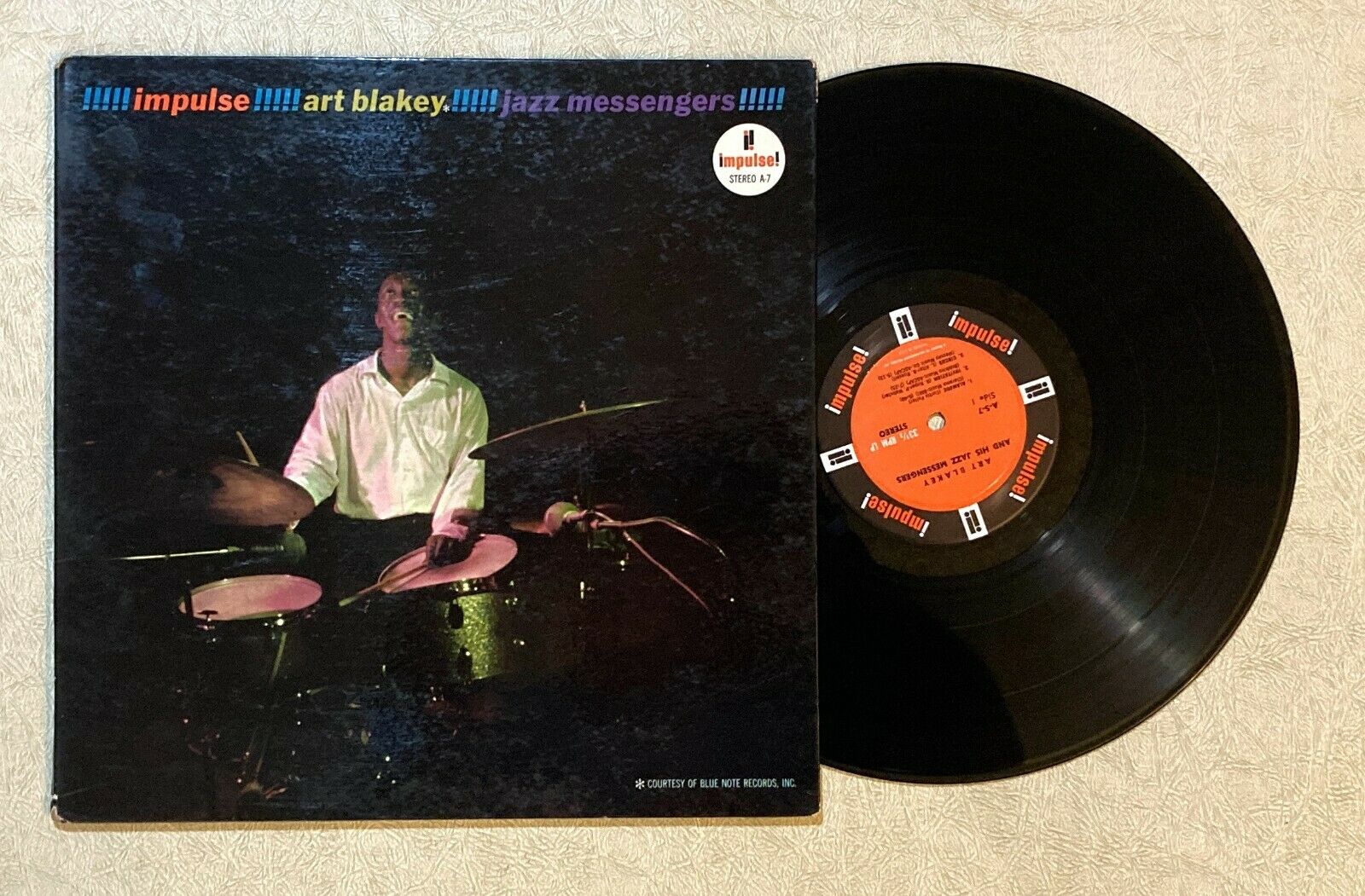 popsike.com - ART BLAKEY: And His Jazz Messengers LP Impulse A-7 stereo RVG - auction details