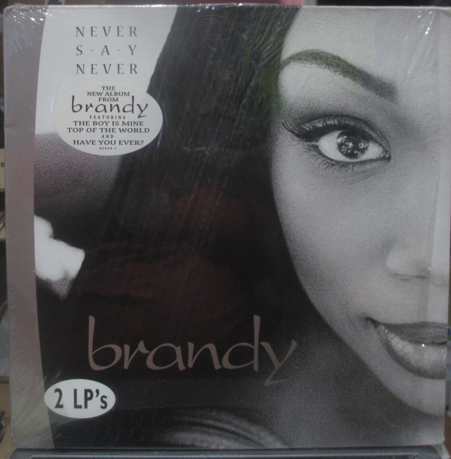 popsike.com - BRANDY Never Say Never 2x LP VINYL 1998 US - auction details