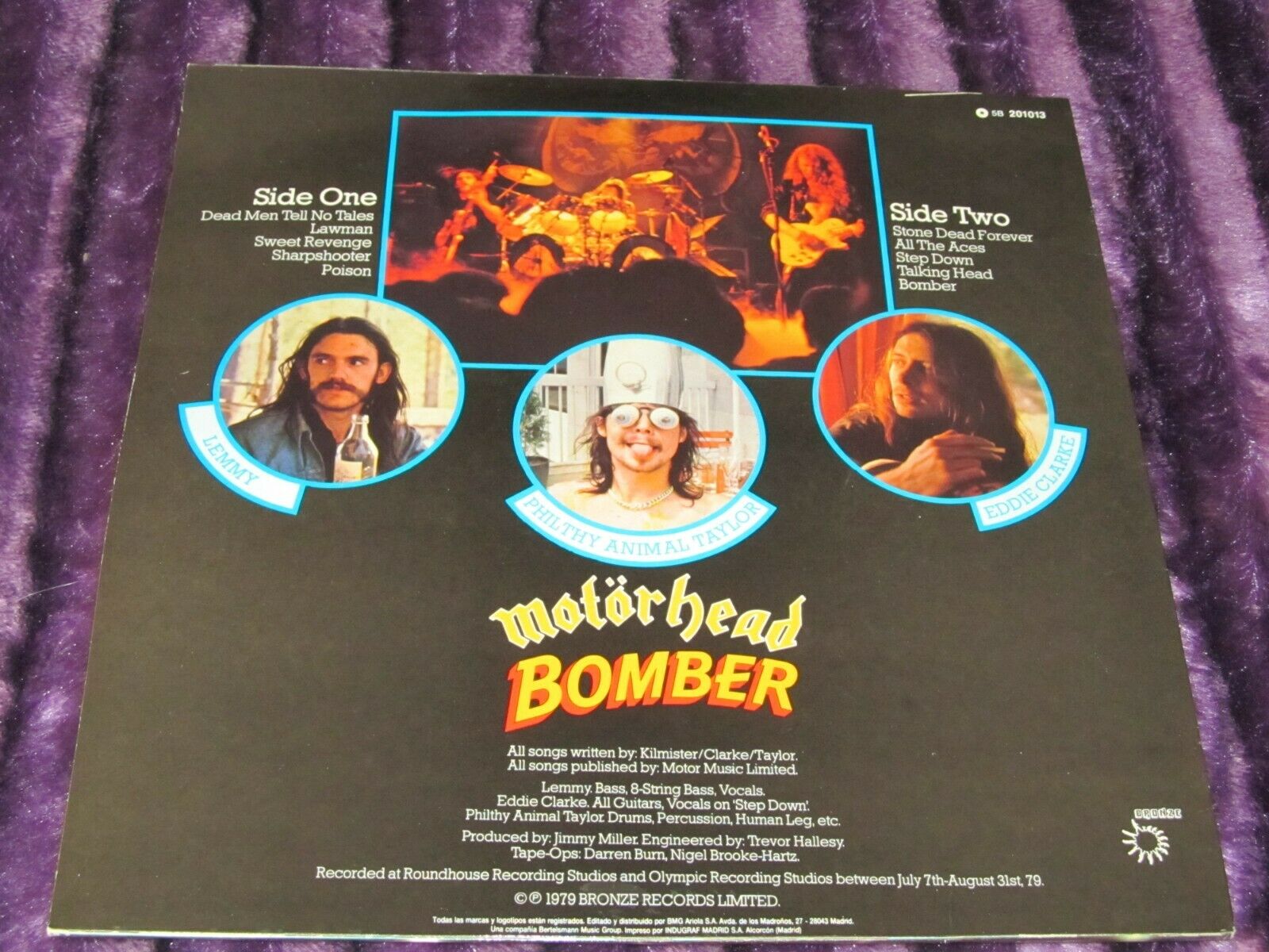 popsike.com - MOTORHEAD / Bomber ORIG SPAIN LP 1981 ESSENTIAL HEAVY ...