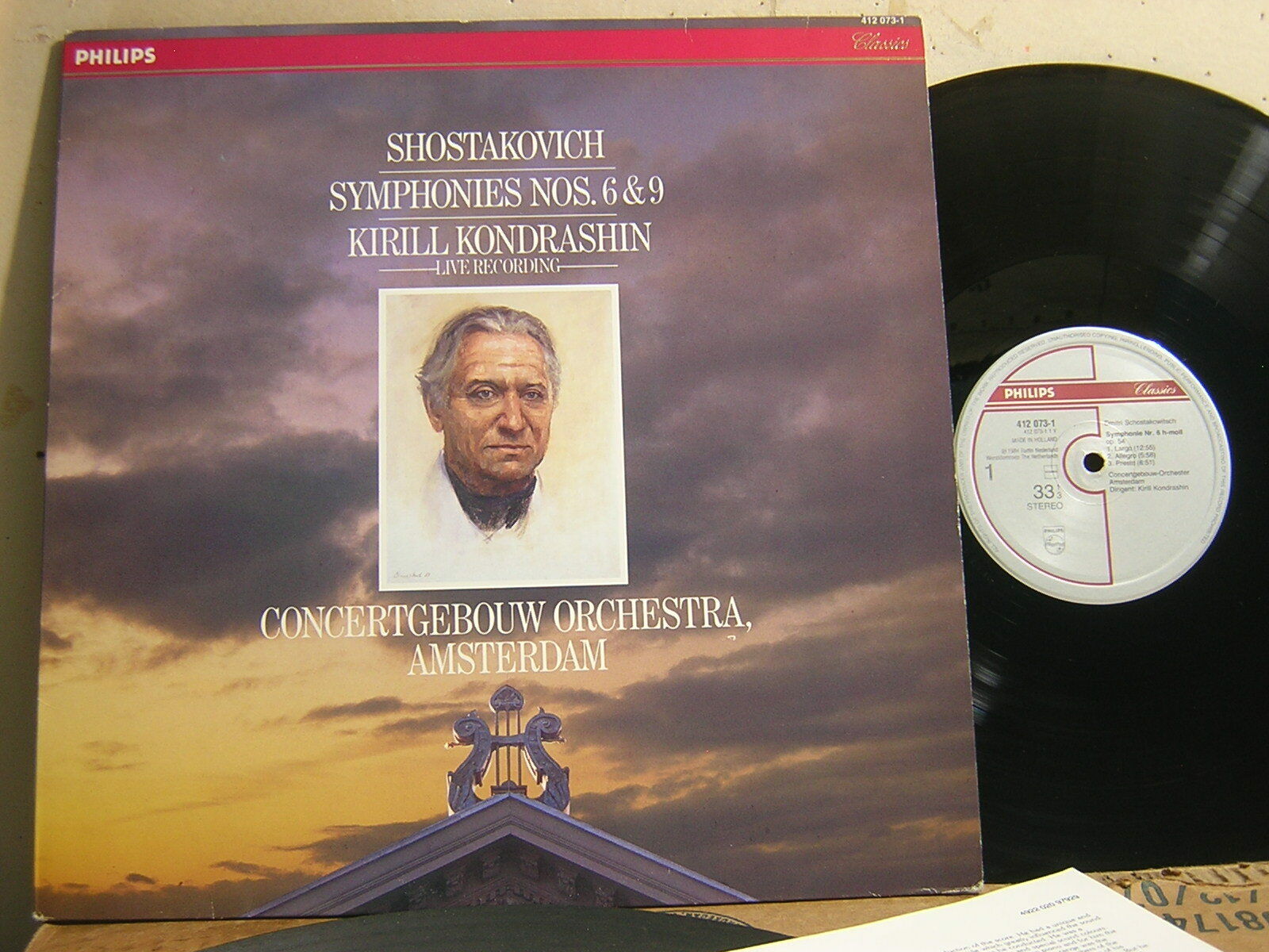popsike.com - Philips 412 073-1 Shostakovich Symphony #6 & 9 KONDRASHIN Live 1984 NM - auction ...
