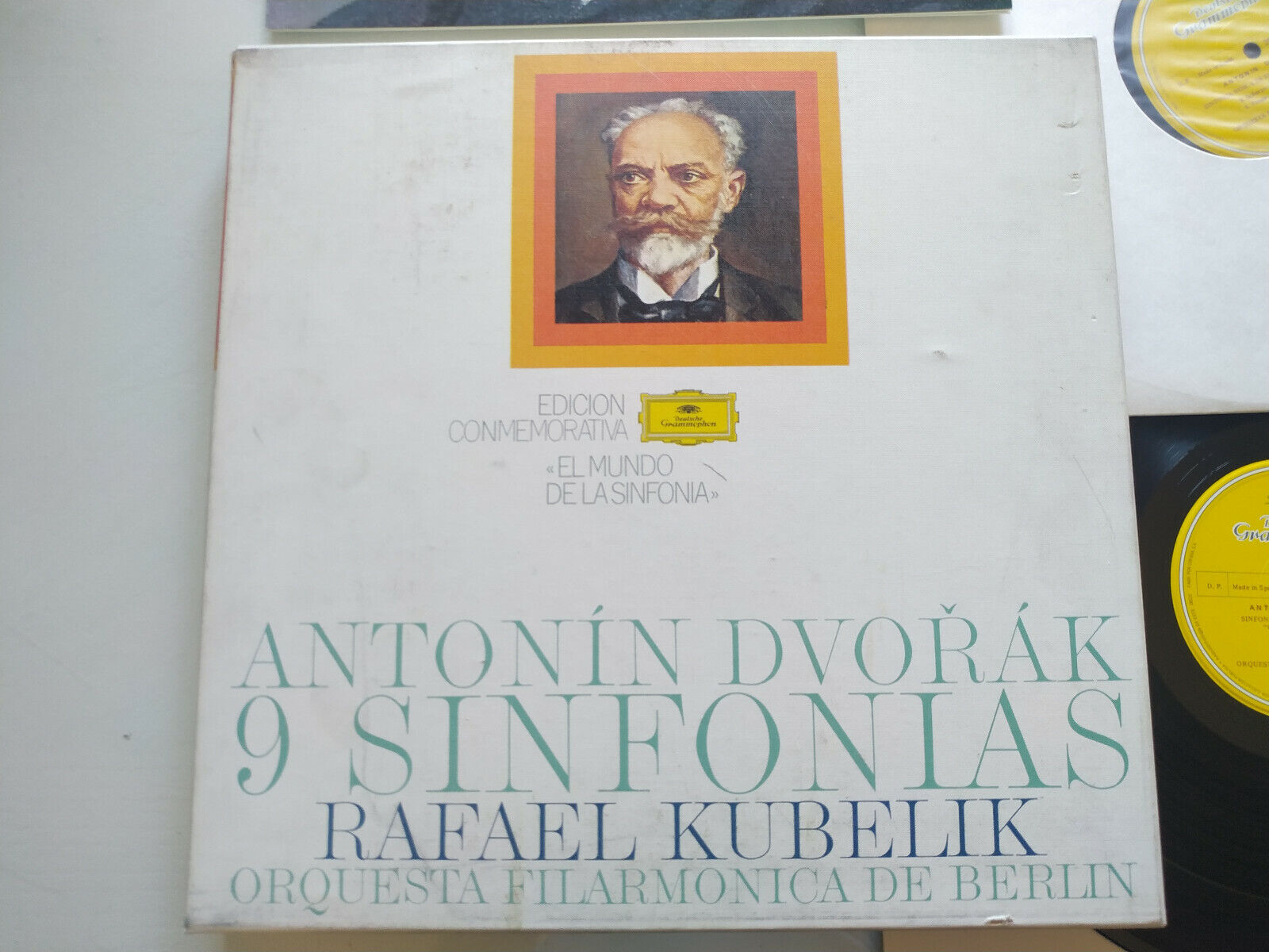 popsike.com - 1973 Dvorak 9 Symphonies Kubelik Box 9 x LP + 12 ...