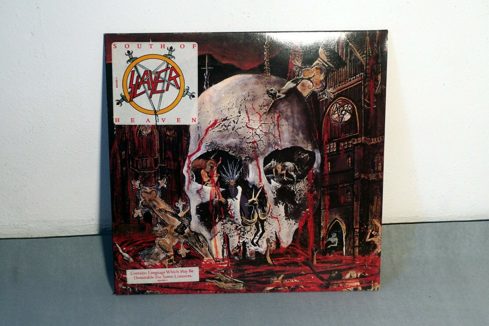 popsike.com - Slayer South of heaven ACDC Metallica Manowar Iron Maiden Motorhead Slayer LP ...