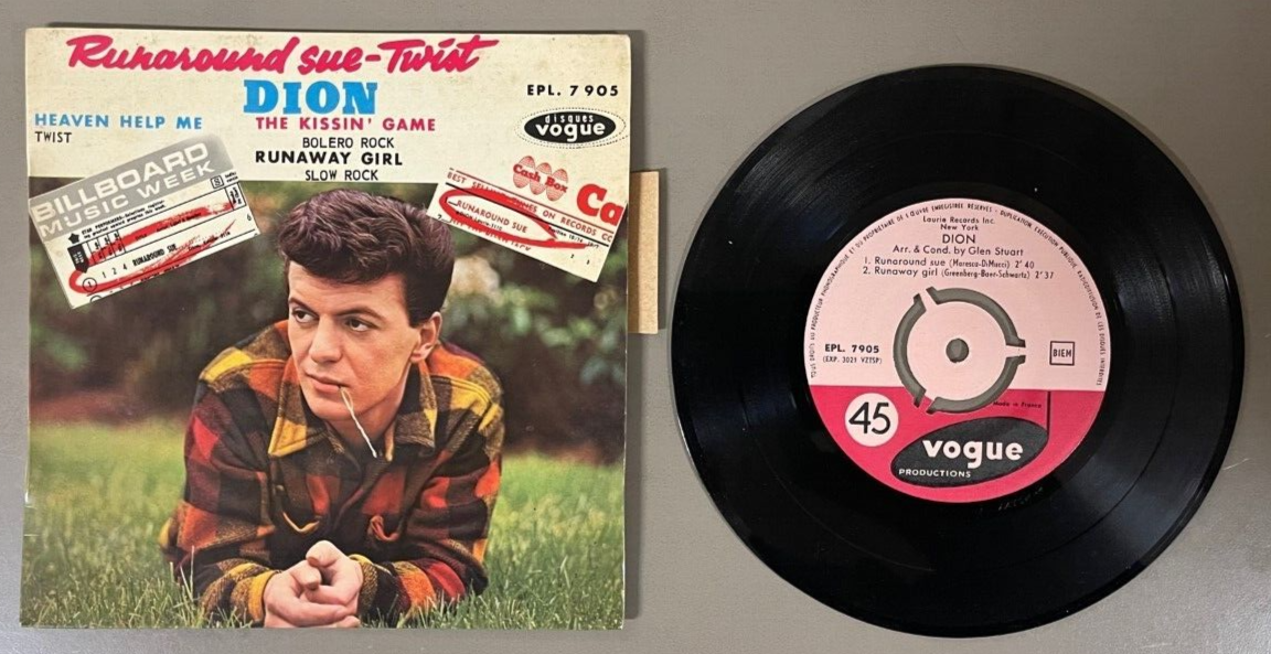 popsike.com - RARE FRENCH EP DION RUNAROUND SUE - auction details