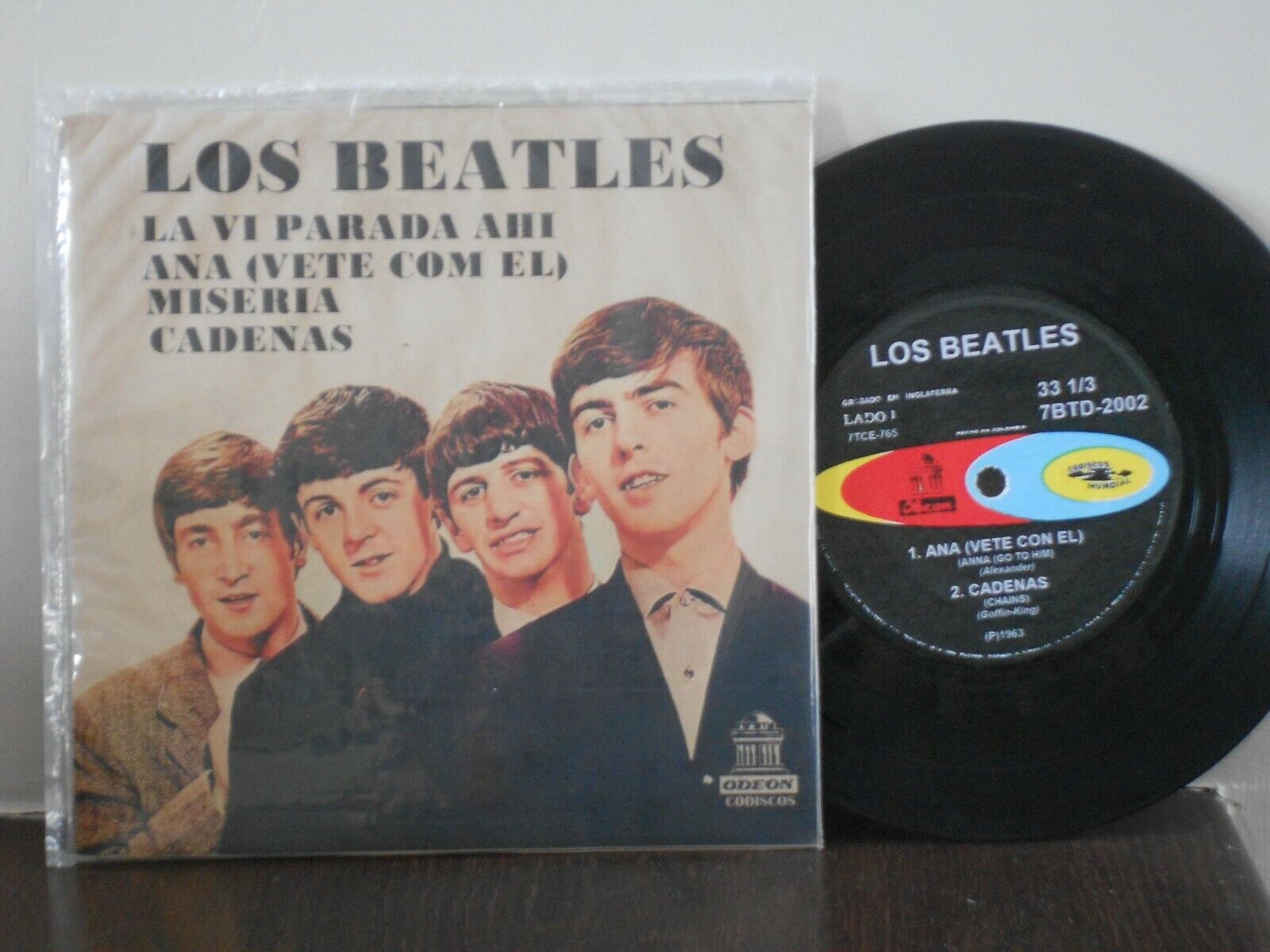 popsike.com - LOS BEATLES THE BEATLES EP COLOMBIA ANNA 7BTD 2002 1963 ...