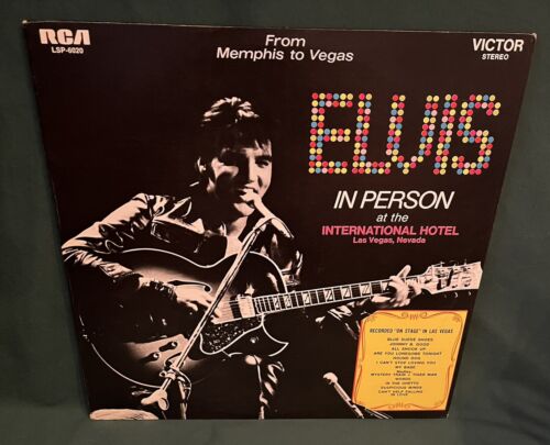 popsike.com - Elvis Presley LSP-6020 From Memphis To Vegas 2 LP Gibb ...