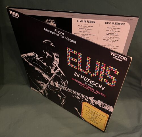 popsike.com - Elvis Presley LSP-6020 From Memphis To Vegas 2 LP Gibb ...