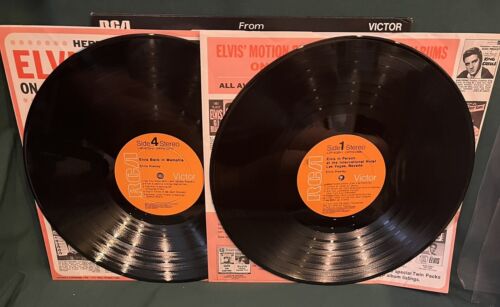 popsike.com - Elvis Presley LSP-6020 From Memphis To Vegas 2 LP Gibb ...