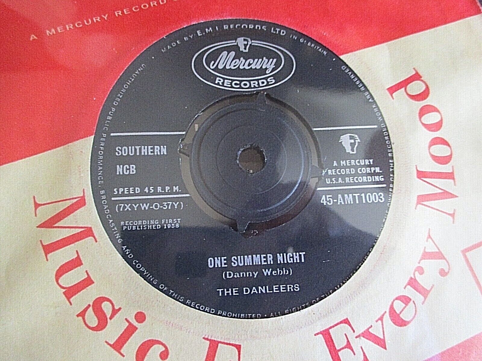 popsike.com - RARE ROCK N ROLL/ROCKABILLY 7" '45 RECORD THE DANLEERS ...