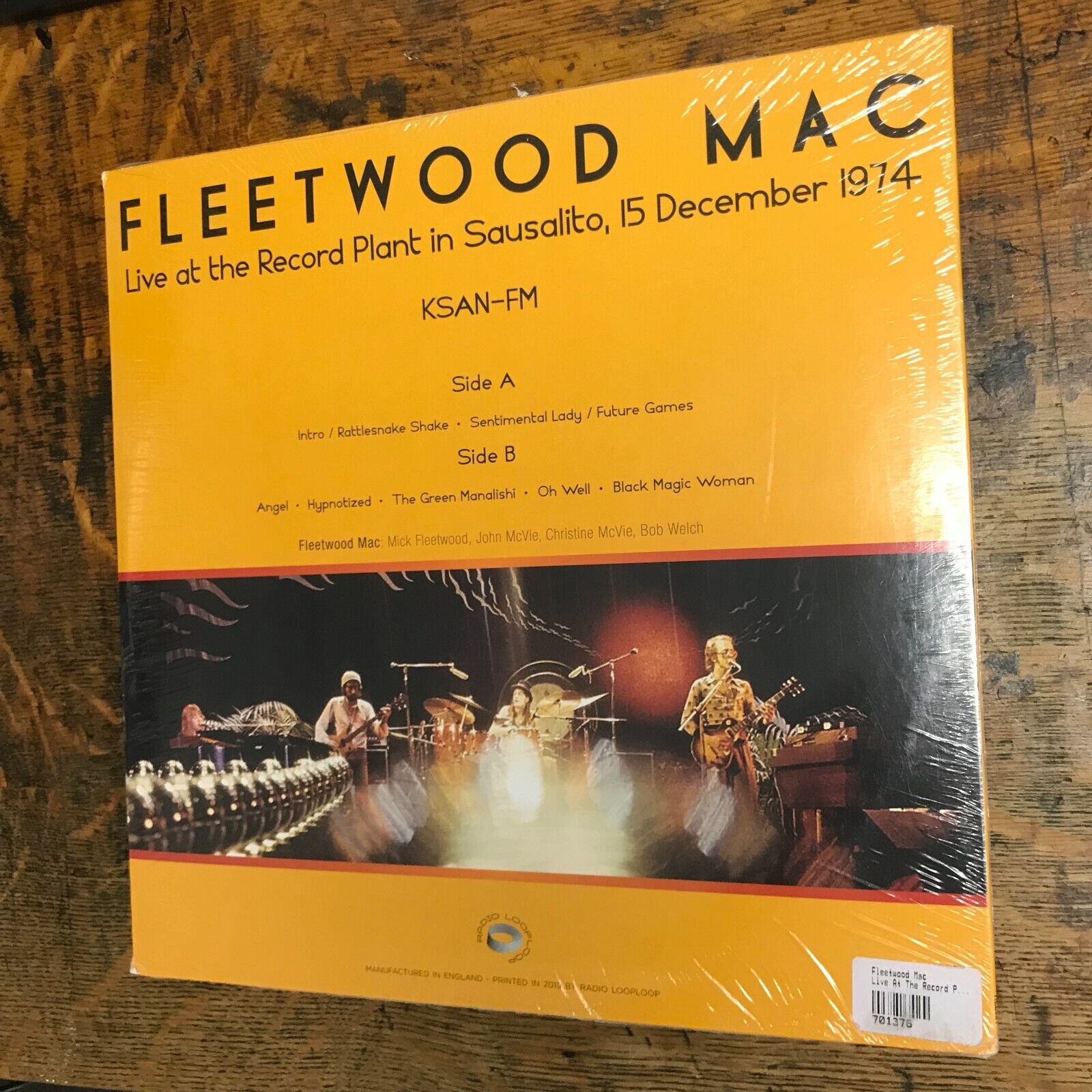popsike.com - FLEETWOOD MAC Live @ Record Plant 1974 KSAN-FM sealed LP VINYL Record ALBUM NEW ...