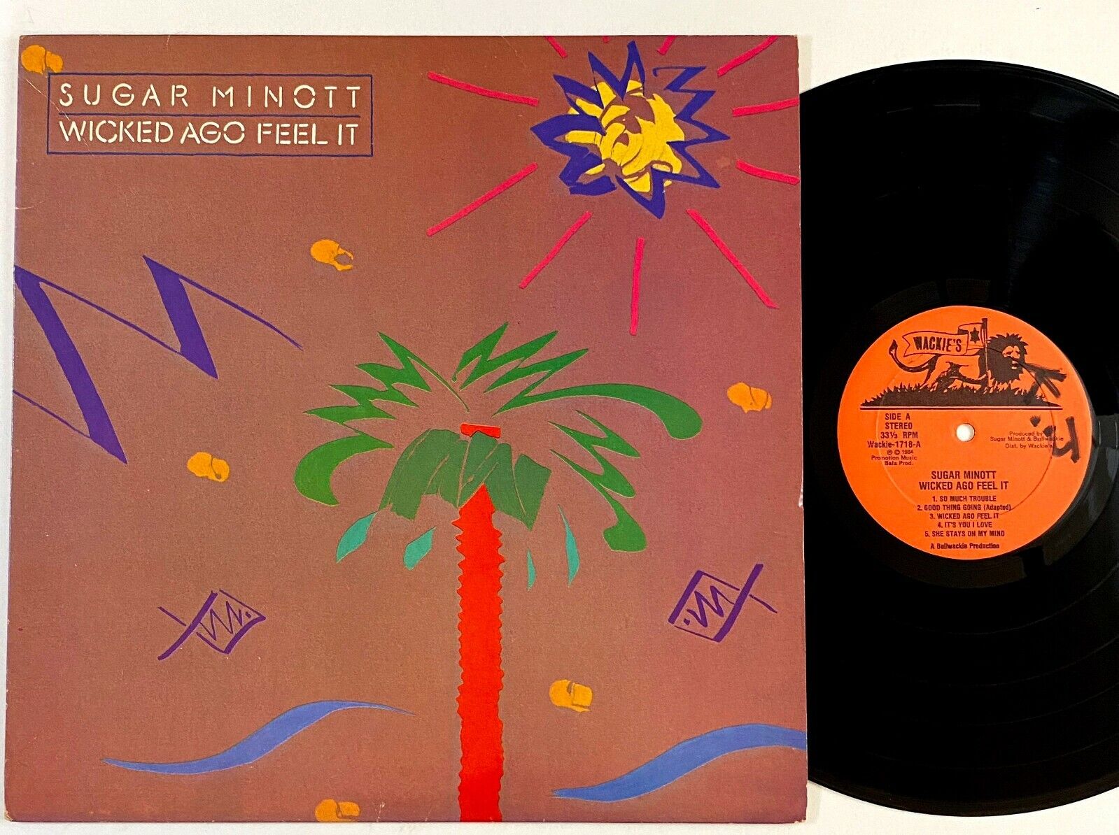 popsike.com - Sugar Minott "Wicked Ago Feel It" Islands Reggae LP ...