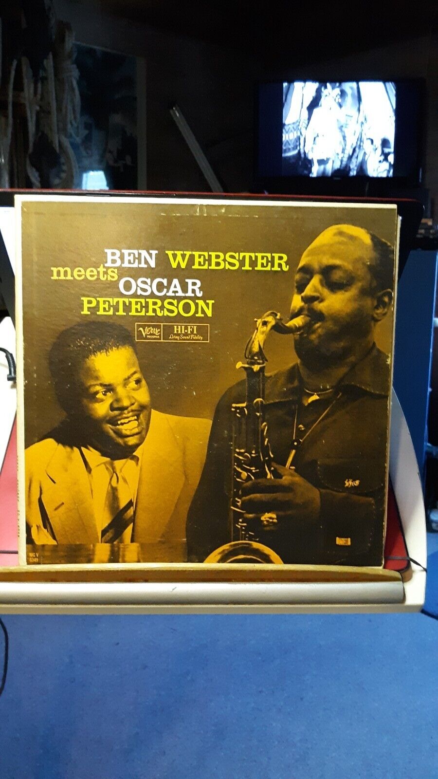 popsike.com - BEN WEBSTER Meets OSCAR PETERSON Verve DG MG V 8349 Mono ...