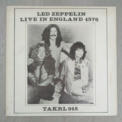 popsike.com - Led Zeppelin Live In England 1976 TAKRL 918 Lp Record - auction details