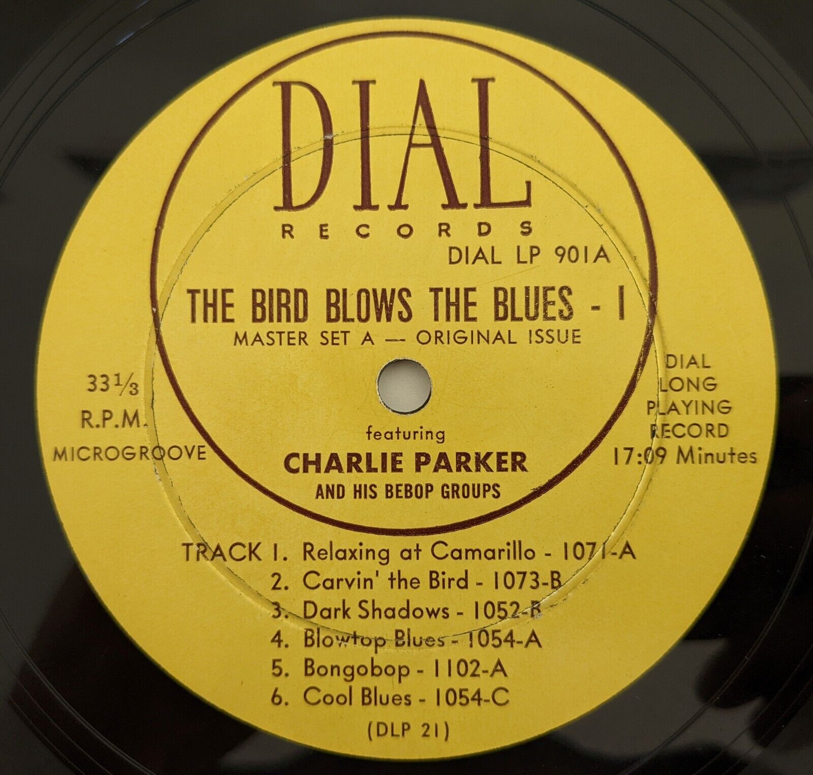 popsike.com - Charlie Parker The Bird Blows The Blues Dial 901 Mono DG ...