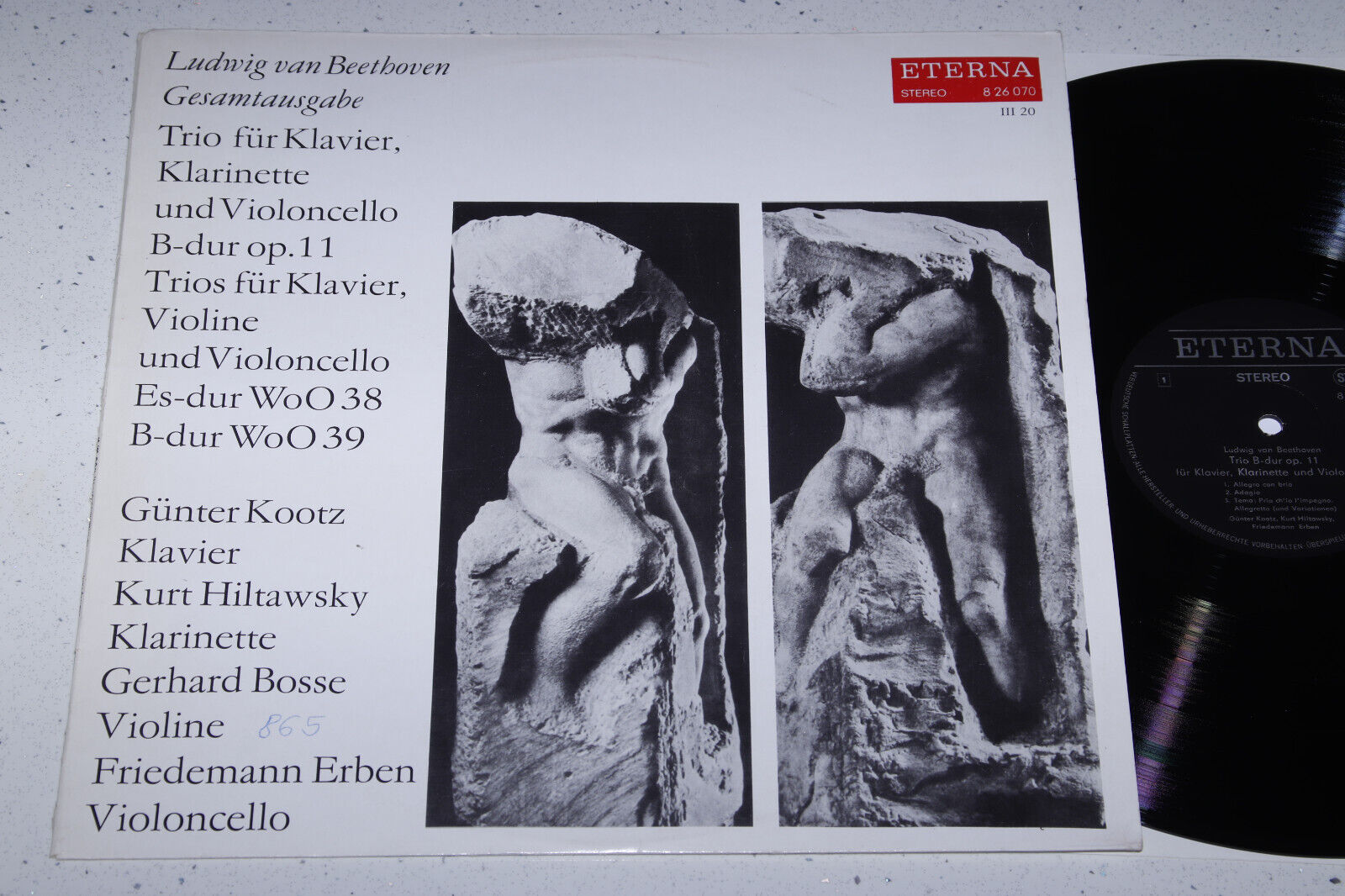 popsike.com - Eterna 826070 Beethoven Trios ED1 NM Gerhard Bosse ...