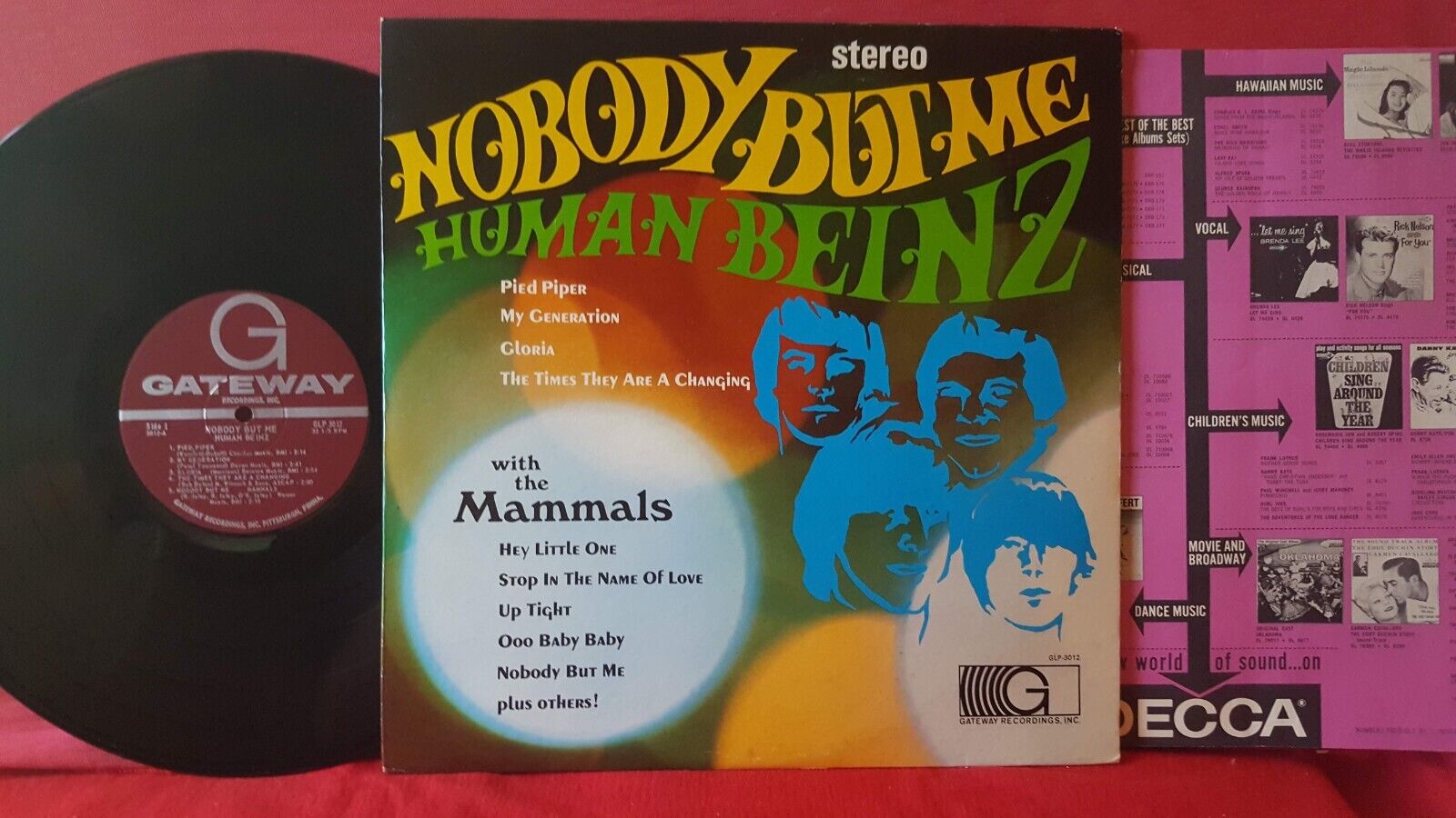 popsike.com - Human Beinz with The Mammals "Nobody But Me", NM/NM ...