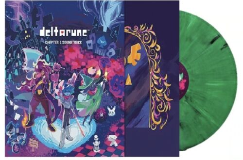 popsike.com - Deltarune - Soundtrack - OST Vinyl Record Green Color LP ...