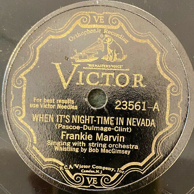 popsike.com - Victor 23561 Gene Autry GOOD GAL IN MOUNTAINS 78rpm ...