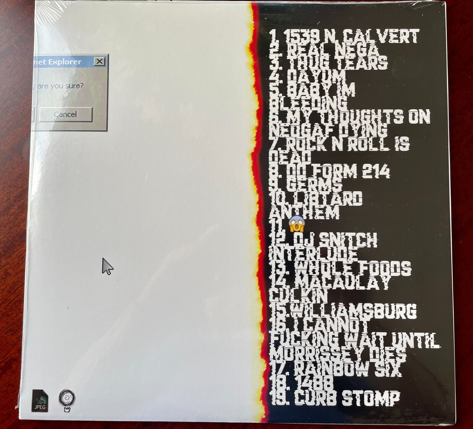 popsike.com - JPEGMAFIA Veteran Vinyl Limited Edition Cursor Cover ...