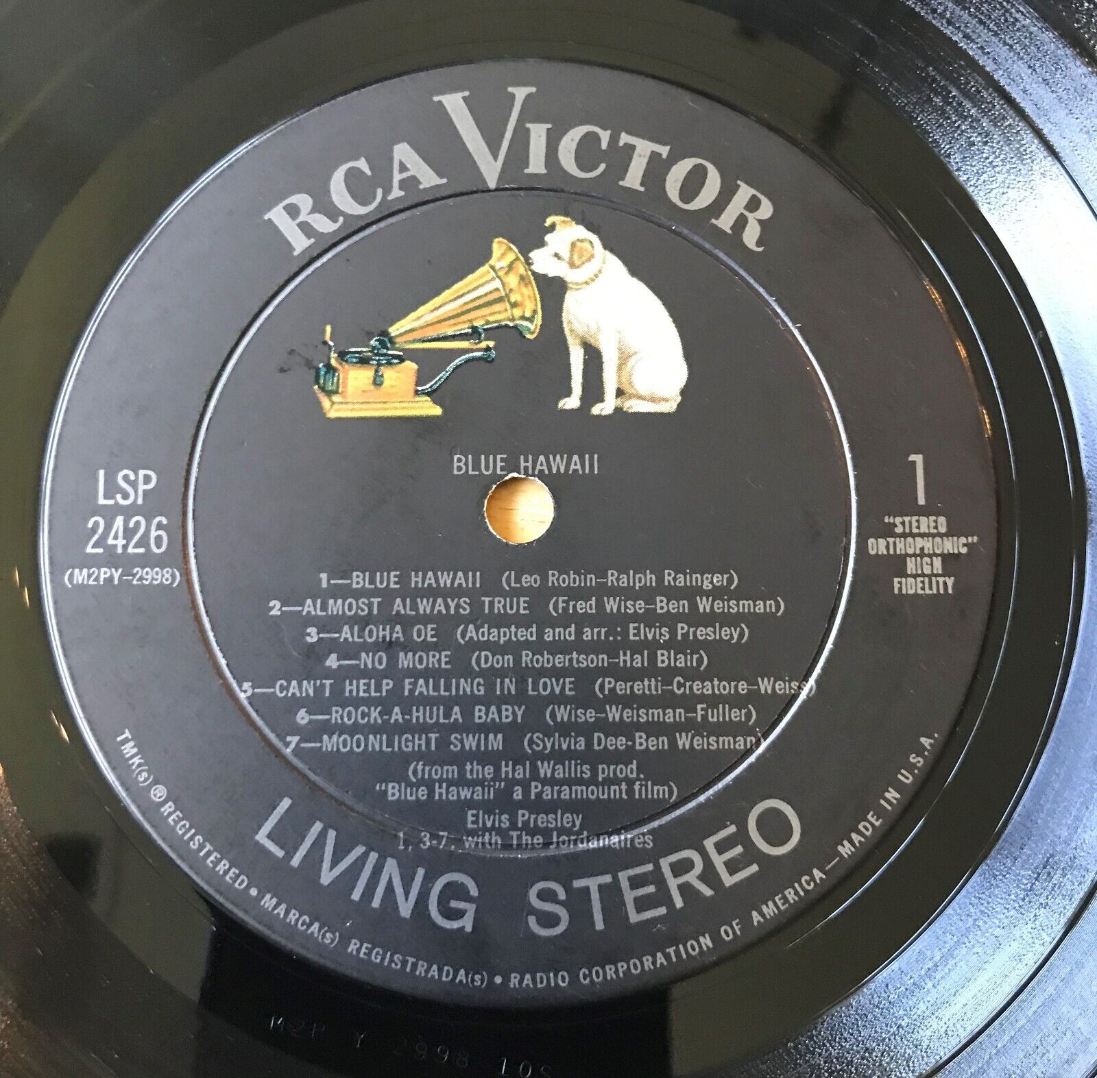 popsike.com - Elvis Presley LP, Blue Hawaii, RCA # LSP-2426, LIVING ...