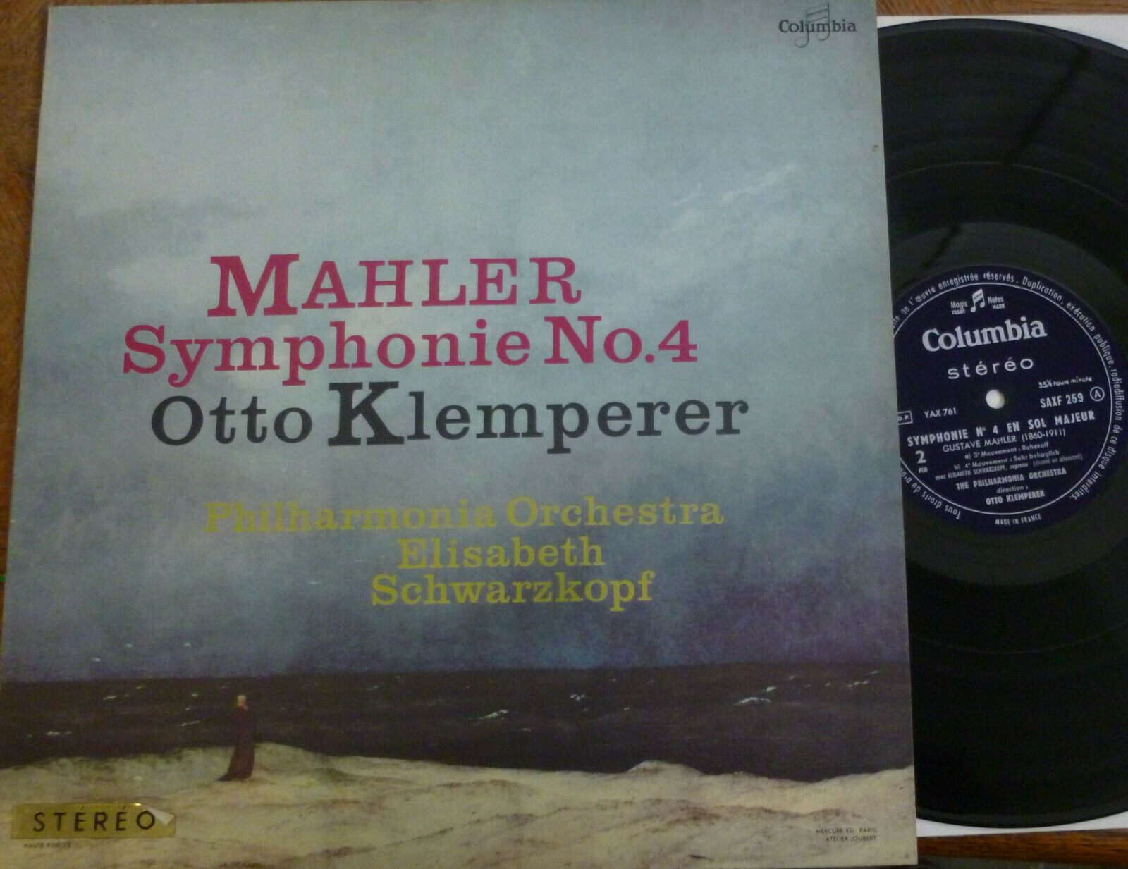 popsike.com - KLEMPERER - SCHWARZKOPF / MAHLER symphony no 4 / COLUMBIA SAXF 259 - auction details