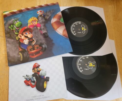 popsike.com - MARIO KART 64 OST vinyl record OST soundtrack BLACK ...